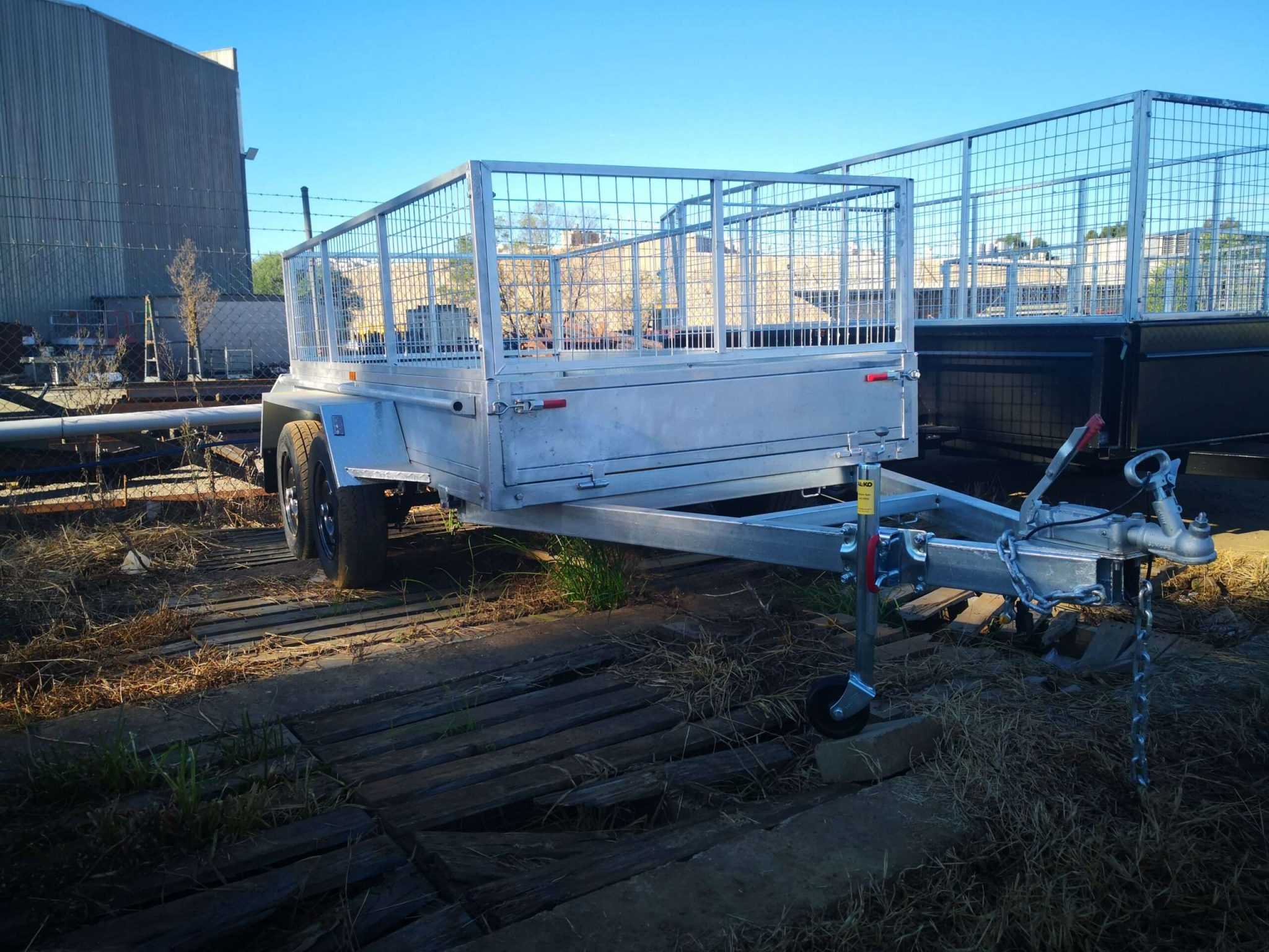 10×5 Heavy Duty Full Checker Plate Galvanised Tandem - Best trailers ...