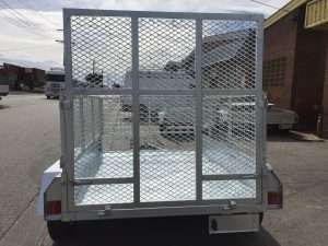8×5 Heavy Duty Galvanised 2000 kg Tandem Box Trailer with Crate and ...
